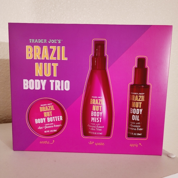 Trader Joe's | Bath & Body | Trader Joes Brazil Nut Trio Gift Set ...